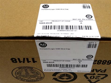 New Allen Bradley 5069 Ecr Compact Logix 5380 End Cap 5069ecr Sb Industrial Supply Inc