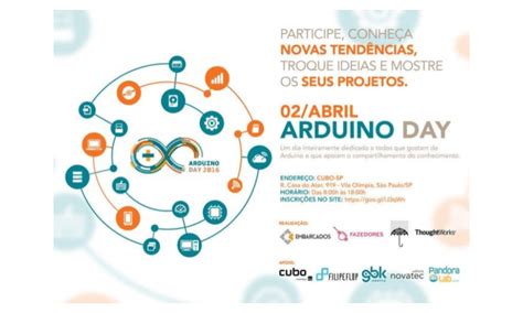 Arduino Day 2016 no CUBO em São Paulo Embarcados