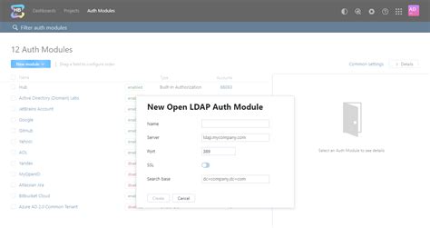 Openldap Auth Module Hub Documentation