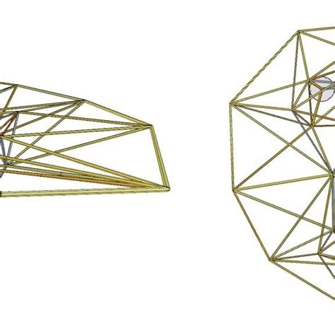 Detail Of The Smooth Transition Between Bars And Nodes In V Mesh