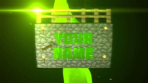 Sexy Minecraft Intro Template By Spruce Youtube