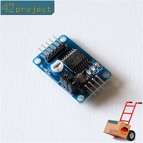 Kanal ADC DAC I C Bit PCF Analog Digital Wandler Converter für Arduino project net
