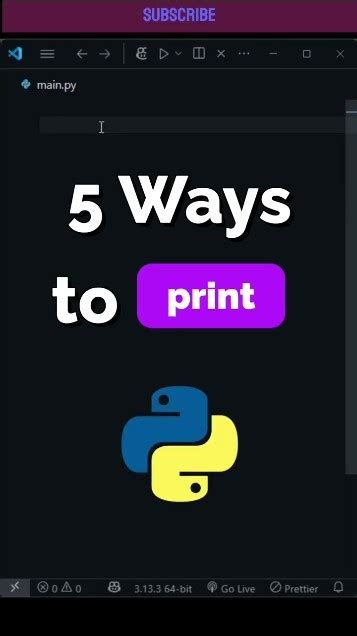 5 Ways To Print In Python You Didnt Know Coding Programminglanguage