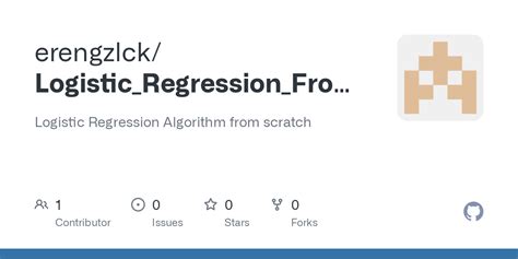 github erengzlck logistic regression from scratch logistic
