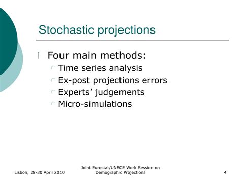 Ppt Integrating Deterministic And Stochastic Projections A Comparative