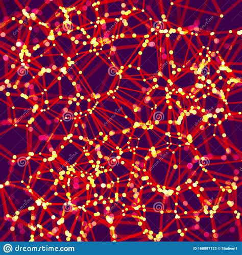 Lattice Structure Science Or Technology Background Graphic Design 3d