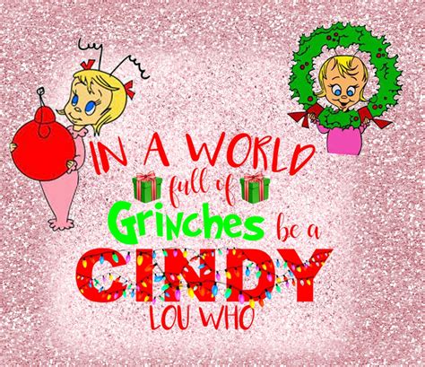Cindy Lou Who Book Illustration