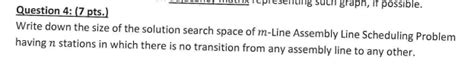 Solved Question 4 7 Pts Write Down The Size Of The