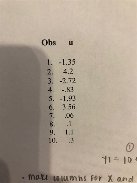 Econometrics Problem Set 3 Simple Regression