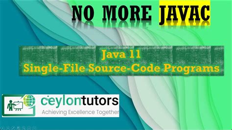 Single File Source Code Program With Java 11 Execute Java Programs