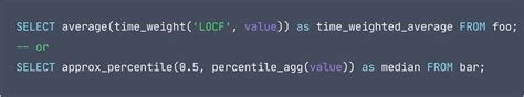 How Postgresql Aggregation Inspired Timescale Hyperfunctions Design