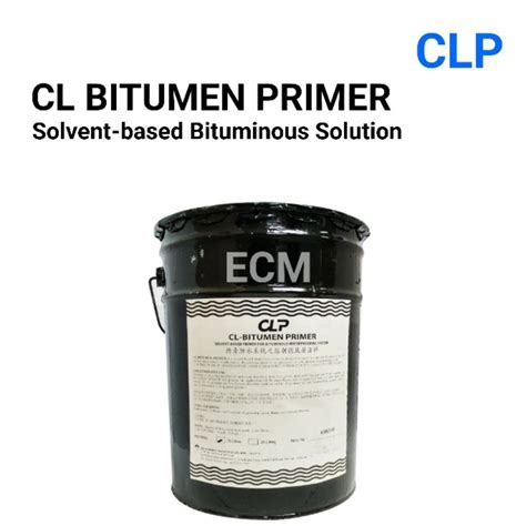 Cl Bitumen Primer 18l Solvent Based Bituminous Waterproofing And Anti