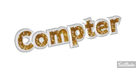 Compter Word Animated  Logo Designs
