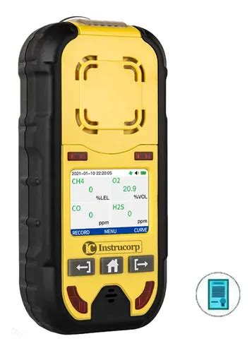 Detector De 4 Gases Portátil Ic 1014 Certificado Calibração Frete Grátis