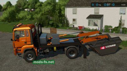 Мод на грузовик MAN TGS Skip Loader v для Фермер Симулятор mods fs net