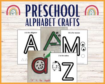 Alphabet Letter Crafts For Uppercase And Lowercase By Sweet Smith Classroom