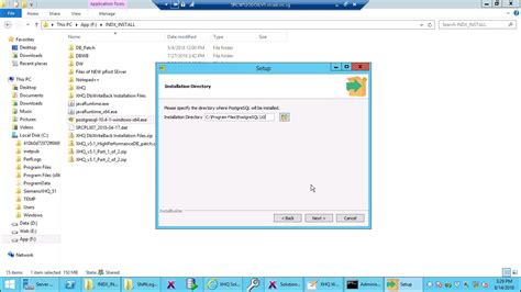 Installing Postgre Sql Creating The Db And Restoring The Db