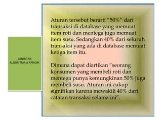 Algoritma A Priori Data Mining PDF