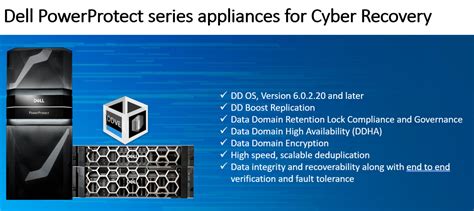 Dell Powerprotect Dd Series Appliances For Cyber Recovery Dell Powerprotect Cyber Recovery