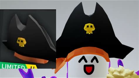 로블록스 무료 리미티드 해적모자 아이템 얻는법 Youtube