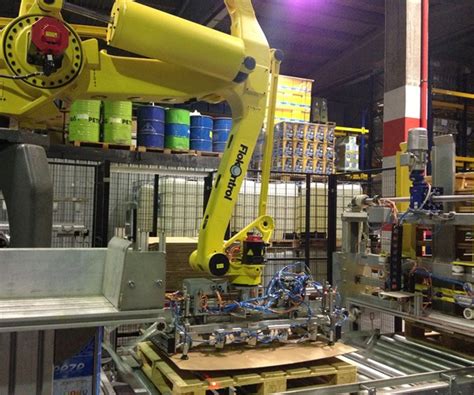 Robotic Tin Palletizing System Flokontrol