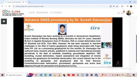 Biswajit Sahoo On Linkedin Gnss Advancedprocessing Remotesensing