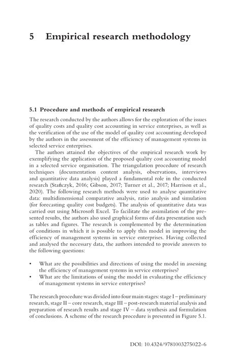 Pdf Empirical Research Methodology