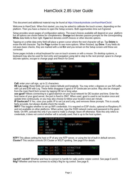 Hamclock V2 85 User Manual Pdf Ionosphere