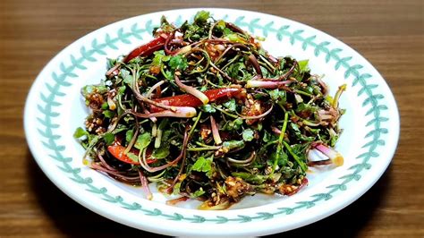 야생에서 자란 건강 돌미나리 불미나리 겉절이 ∥ 이때 아니면 먹을 수 없는 돌미나리 겉절이 ∥ 제철 요리 불미나리 생무침