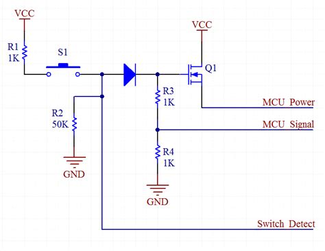 Latching Switch Circuit Diagram