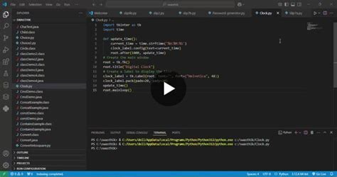 Task 1 Completed Of Internpe To Make A Digital Clock Using Python Swasthik Poojary