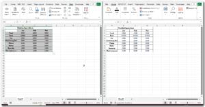 Learn Excel View Two Worksheets Side By Side In Excel 2 Easy Methods