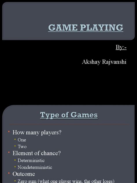 Game Playing Pdf Algorithms And Data Structures Theoretical Computer Science