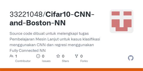 cifar10 cnn and boston nn boston00 ipynb at main · 33221048 cifar10 cnn and boston nn · github