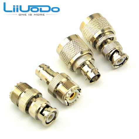 Bnc To Uhf Type Rf Connector Kit Coaxial Bnc Uhf Rf Adapter Kit Adapters Straight Nickel