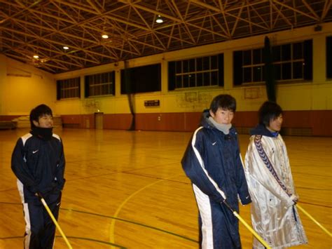 練習風景冬 金沢大学サッカー部2010 2011
