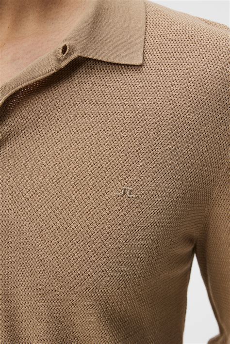 rowan structure ls polo batique khaki j lindeberg