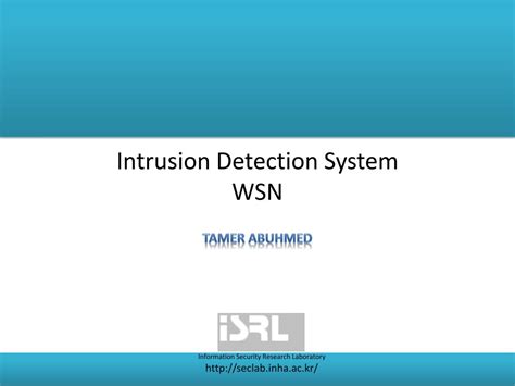 Ppt Intrusion Detection System Wsn Powerpoint Presentation Free Download Id5174851