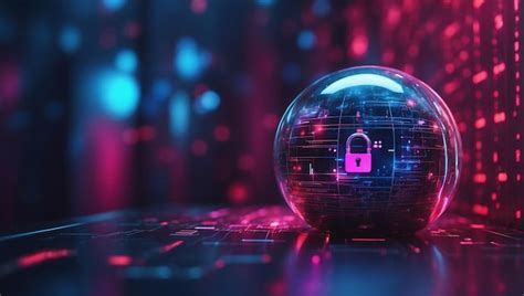 Premium Ai Image Cyberlock Security Padlock Abstract Cyber Security Data Protection Concept