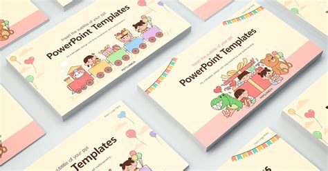 Class101 10장 어린이날 생일 축하 행사 어린이집 귀여운 Ppt 템플릿317 피피티 파워포인트