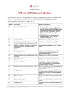 CPT And HCPCS Level II Modifiers Harvard Pilgrim Health Cpt And Hcpcs Level Ii Modifiers