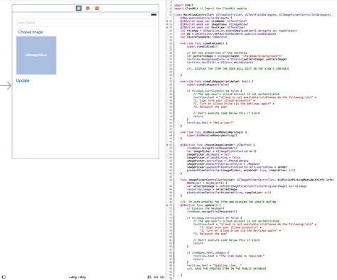 Cloudkit Update A Record