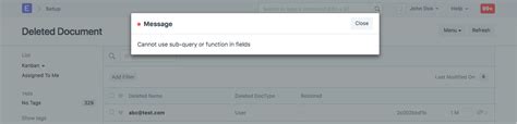 [bug] opening deleted docs triggers error message · issue 13945