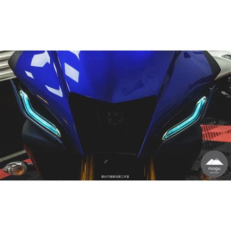膜谷包膜工作室 Yamaha 山葉 R15 V4 R15v4 日行燈 保護膜 燈膜 改色 抗刮 改裝 蝦皮購物