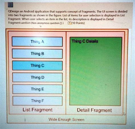Solved Design An Android Application That Supports The Concept Of