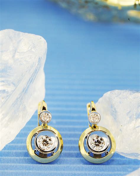 ყვითელი ოქროს საყურეები 18k Precious Crafts