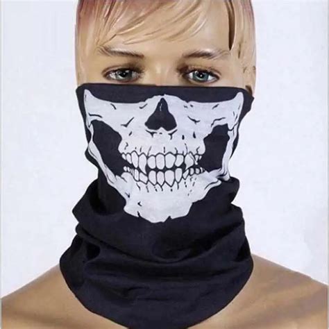 Halloween Mask Sexy Scary Skull Horror Skeleton Ghost Mask Motorcycle Bicycle Scarf Cap Festive