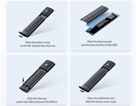 Orico Pwm2 G2 10gbps Usb Type C M 2 Nvme Ssd Enclosure Orico Pwm2 G2 Mwave