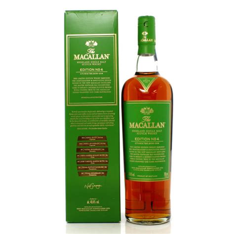Macallan Edition No4 Auction A65275 The Whisky Shop Auctions
