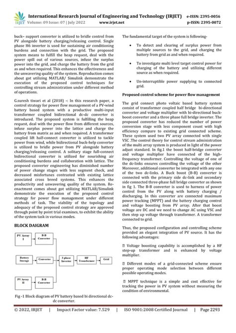 A Review On Methodologies Of Multi Array Pv Battery Based Bi